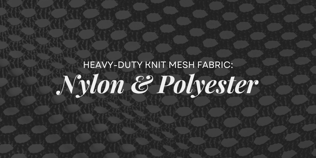 Heavy-Duty Knit Mesh Fabric: Nylon & Polyester